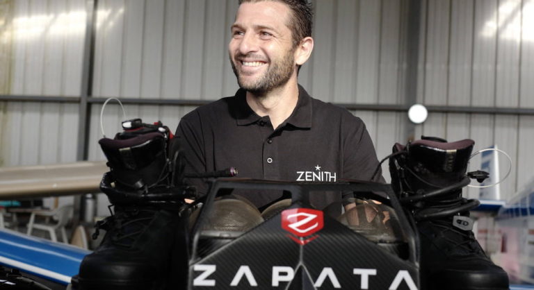 Le Français Franky Zapata va traverser la Manche en Flyboard